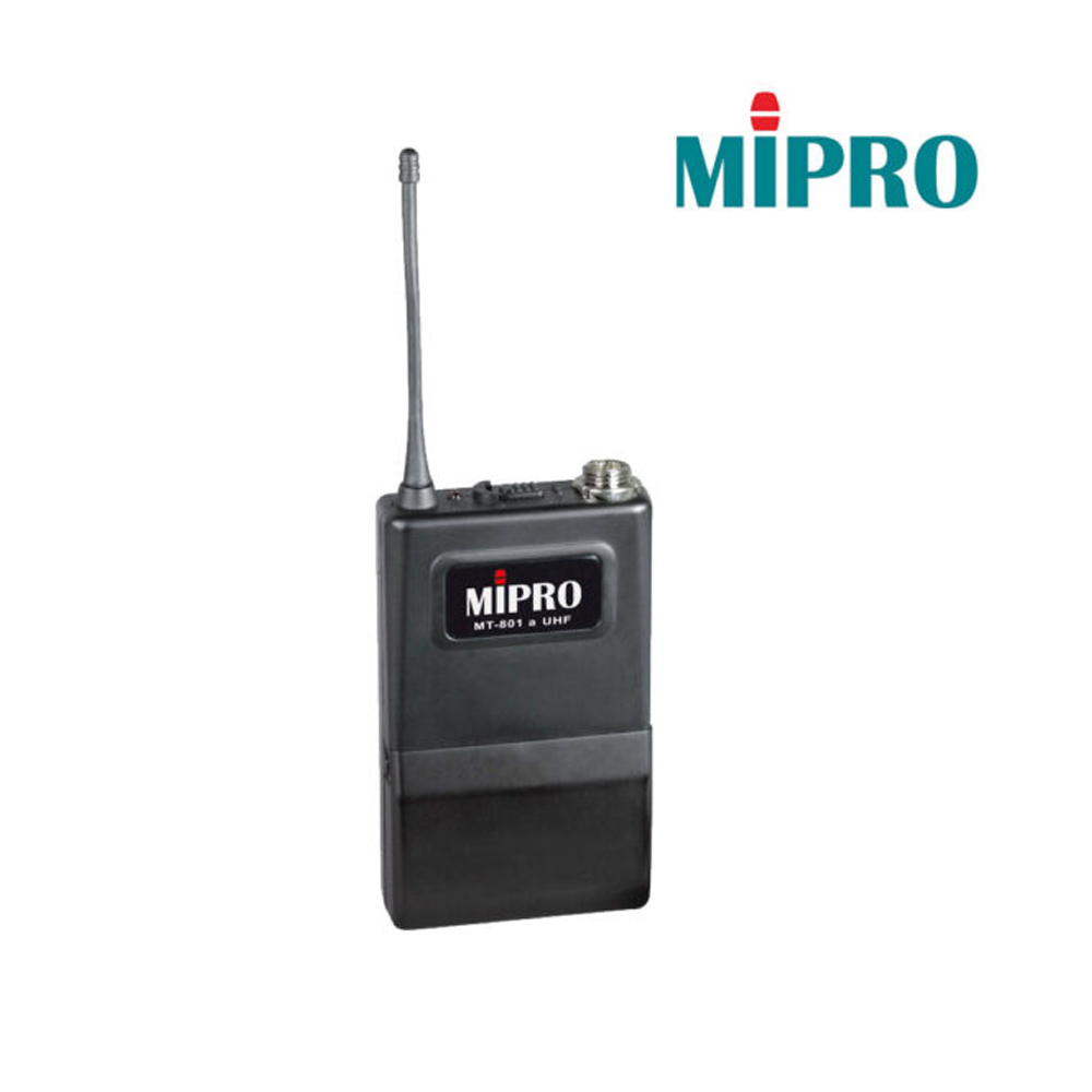 MIPRO MT-801a UHF佩戴式發射器++ MU-53L 黑色單指向領夾麥克風 - 補給站樂器總店